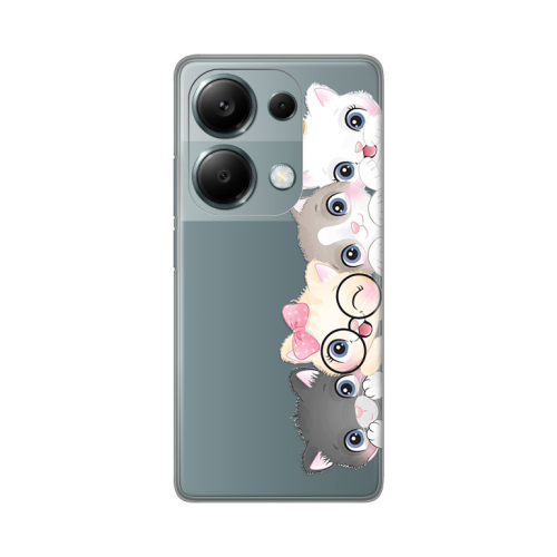TORBICA SILIKONSKA PRINT SKIN ZA XIAOMI REDMI NOTE 13 PRO 4G (EU) CATS