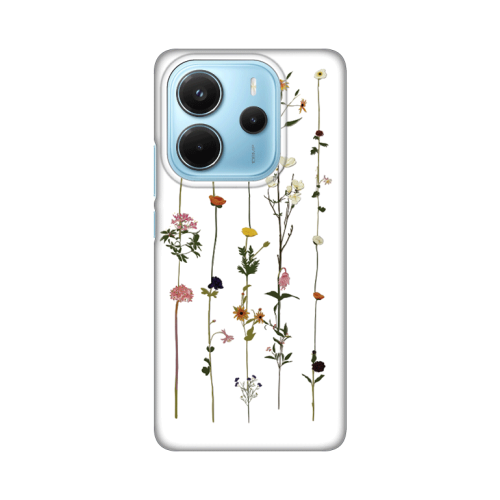 TORBICA SILIKONSKA PRINT SKIN ZA XIAOMI REDMI NOTE 14 4G FLOWER