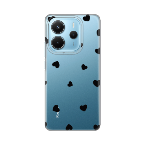 TORBICA SILIKONSKA PRINT SKIN ZA XIAOMI REDMI NOTE 14 4G HEARTS