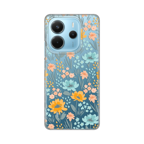 TORBICA SILIKONSKA PRINT SKIN ZA XIAOMI REDMI NOTE 14 4G LOVELY FLOWERS