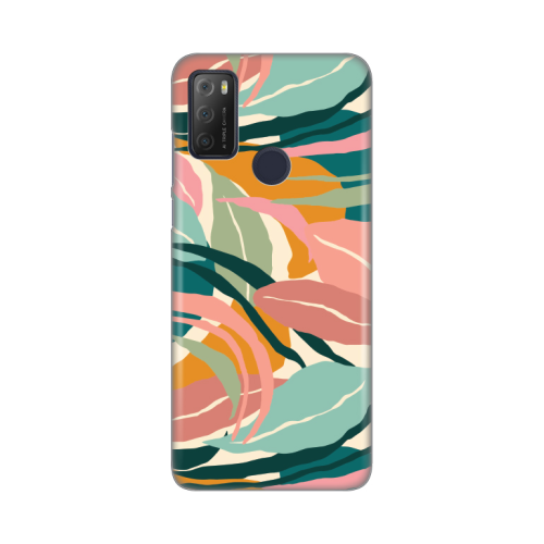 TORBICA SILIKONSKA PRINT ZA ALCATEL 1S 2021/3L 2021/A1 ALPHA 21 TROPICAL PATTERN