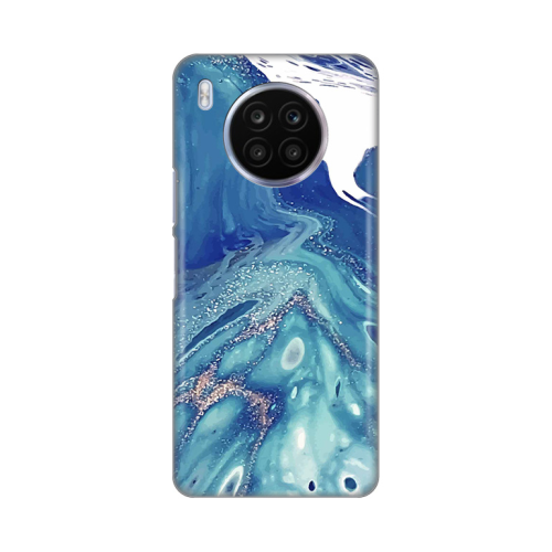 TORBICA SILIKONSKA PRINT ZA HONOR 50 LITE/NOVA 8I BLUE MARBLE