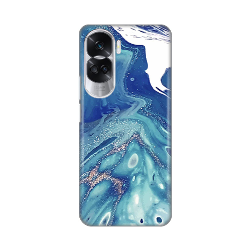 TORBICA SILIKONSKA PRINT ZA HONOR 90 LITE BLUE MARBLE