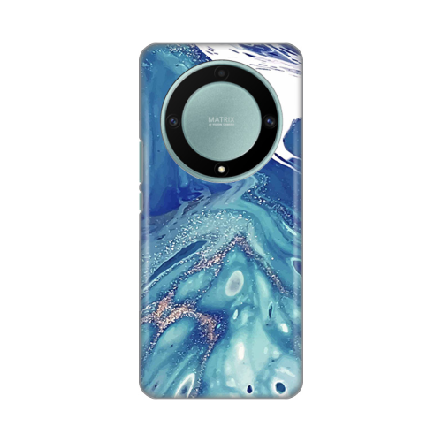 TORBICA SILIKONSKA PRINT ZA HONOR MAGIC 5 LITE BLUE MARBLE