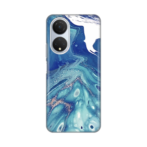 TORBICA SILIKONSKA PRINT ZA HONOR X7 BLUE MARBLE