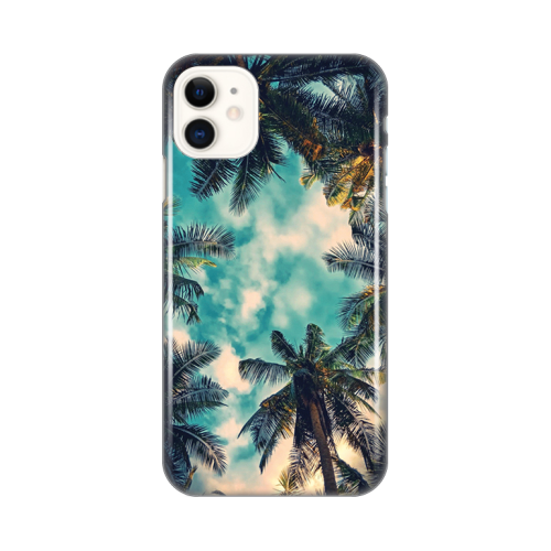 TORBICA SILIKONSKA PRINT ZA IPHONE 11 6.1 PALM TREE