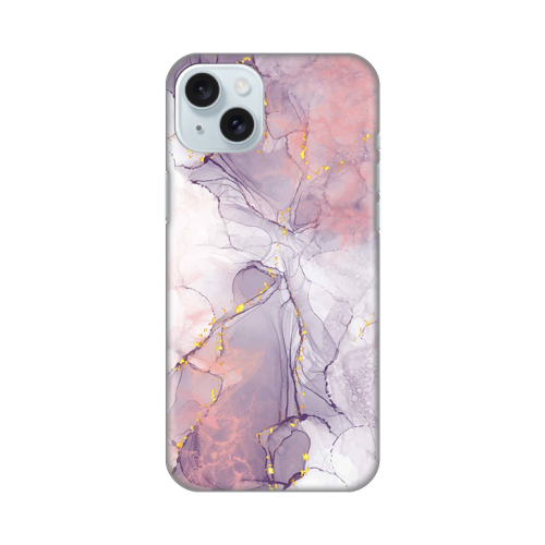 TORBICA SILIKONSKA PRINT ZA IPHONE 15 PLUS 6.7 PINK MARBLE
