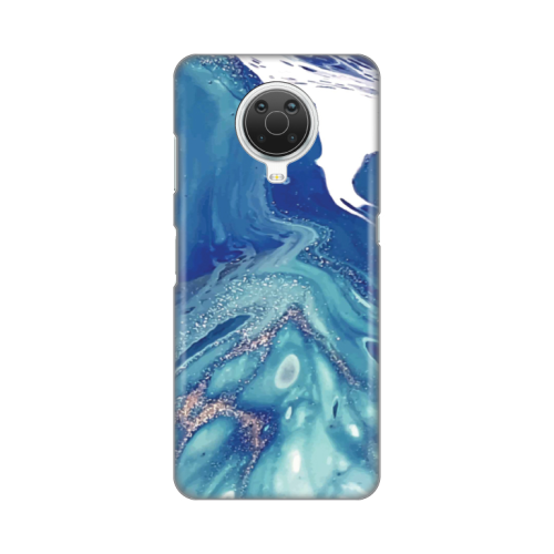 TORBICA SILIKONSKA PRINT ZA NOKIA G10/G20 BLUE MARBLE