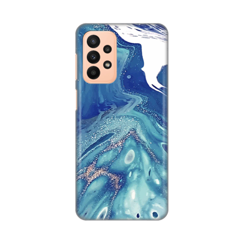 TORBICA SILIKONSKA PRINT ZA SAMSUNG A235F GALAXY A23 4G/5G BLUE MARBLE