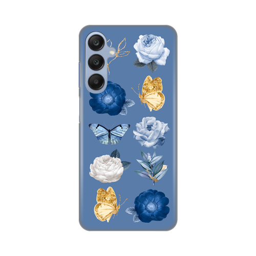 TORBICA SILIKONSKA PRINT ZA SAMSUNG A256B GALAXY A25 5G DUSTY BLUE