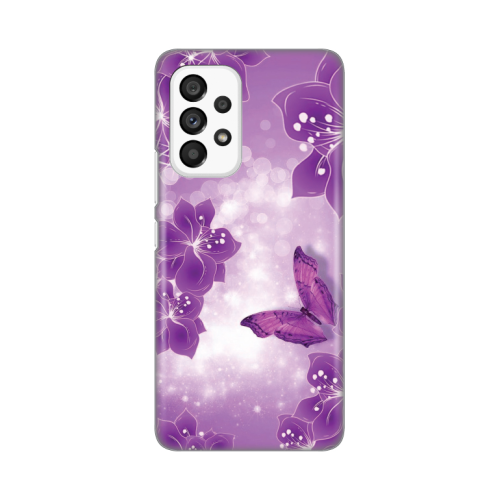 TORBICA SILIKONSKA PRINT ZA SAMSUNG A536B GALAXY A53 5G BUTTERFLY AND FLOWERS