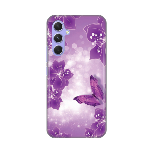 TORBICA SILIKONSKA PRINT ZA SAMSUNG A546B GALAXY A54 5G BUTTERFLY AND FLOWERS