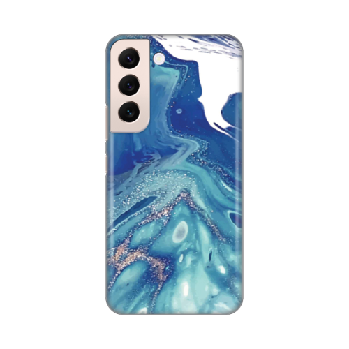 TORBICA SILIKONSKA PRINT ZA SAMSUNG S901B GALAXY S22 BLUE MARBLE