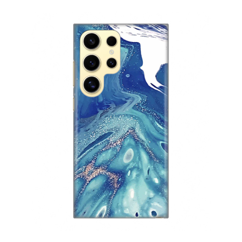 TORBICA SILIKONSKA PRINT ZA SAMSUNG S928B GALAXY S24 ULTRA BLUE MARBLE