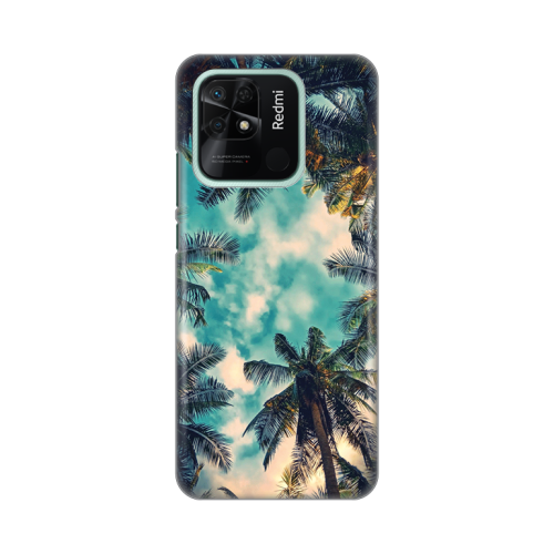 TORBICA SILIKONSKA PRINT ZA XIAOMI REDMI 10C PALM TREE