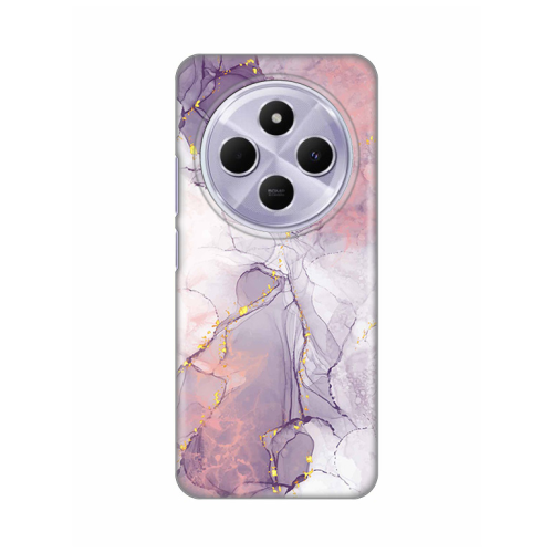 TORBICA SILIKONSKA PRINT ZA XIAOMI REDMI 14C/REDMI A4 PINK MARBLE
