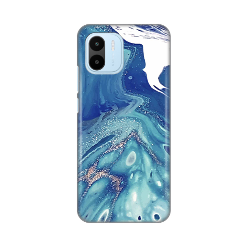 TORBICA SILIKONSKA PRINT ZA XIAOMI REDMI A1/A2 BLUE MARBLE