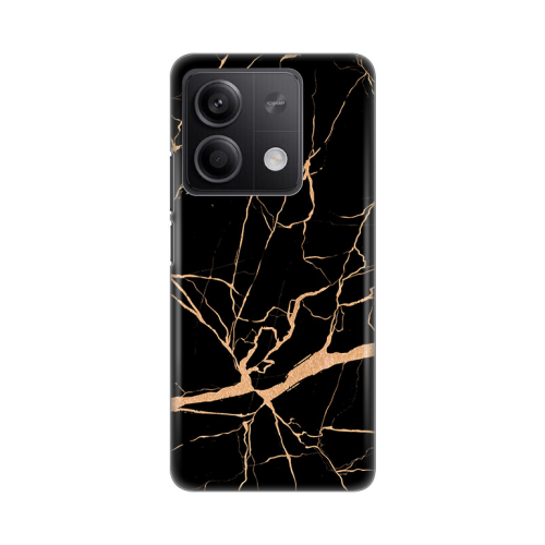 TORBICA SILIKONSKA PRINT ZA XIAOMI REDMI NOTE 13 4G ALL BLACK