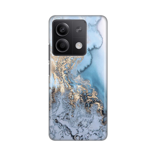 TORBICA SILIKONSKA PRINT ZA XIAOMI REDMI NOTE 13 4G BLUE GOLD MARBLE