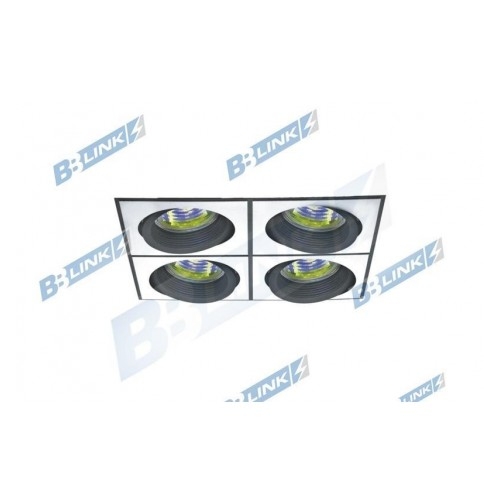 ROZETNA YD808-4 3*GU10 BELA/CRNA