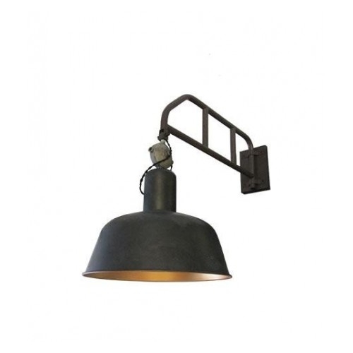 RUSTIK 95 ZIDNA LAMPA 1*E27 BLACK/GOLD
