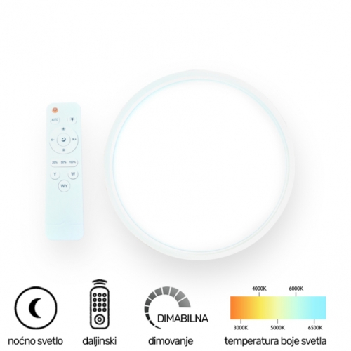 LED PLAFONJERA GALAXY 3 WHITE 20W 3000K-6500K