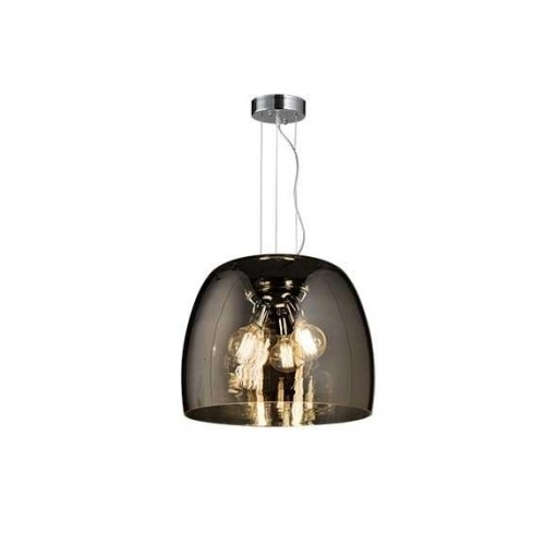LUNA 64 VISILICA 3*E27 SMOKED GLASS