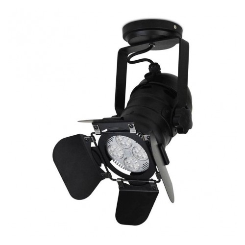 RUSTIK 107 PLAFONSKA SPOT LAMPA 1*E27 CRNA