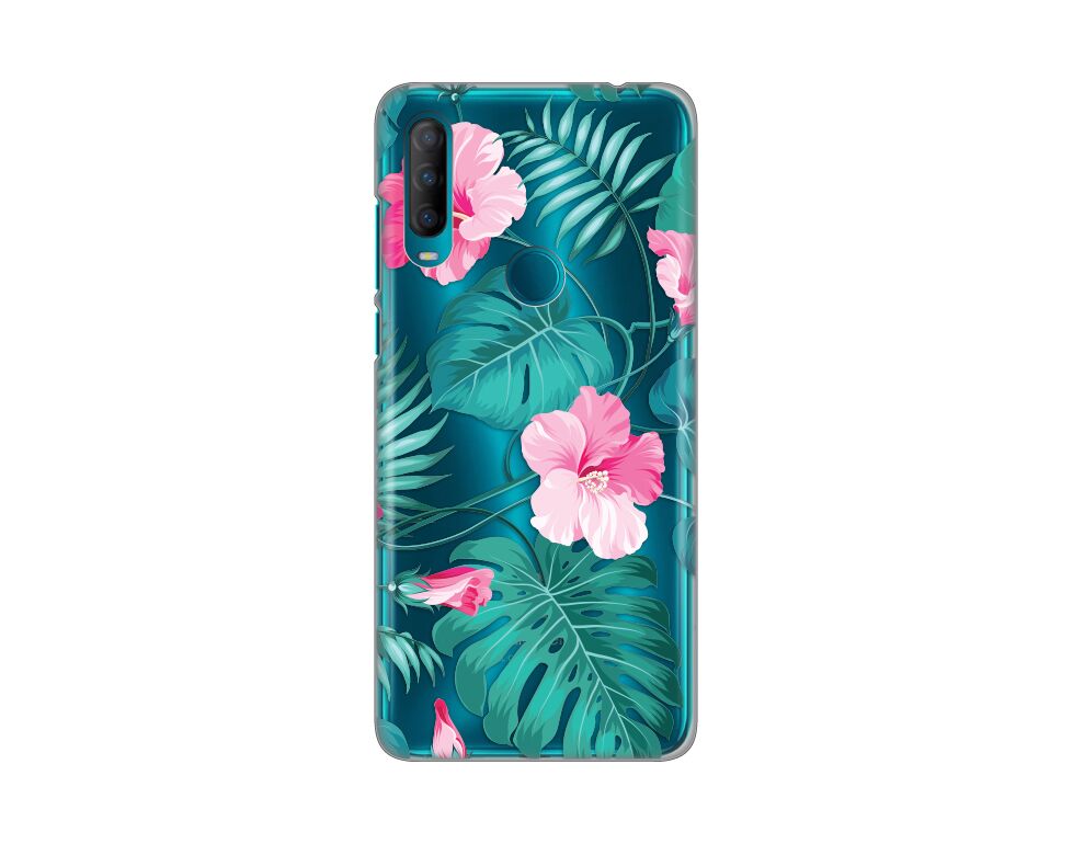 Silikonska futrola PRINT Skin - Alcatel 1S (2020)/A1 Alpha 20 Tropical Florals