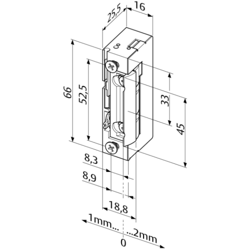 EFFEFF ELEKTRIČNI PRIHVATNIK 118-A71 10-24V AC/DC BASIC B.C.
