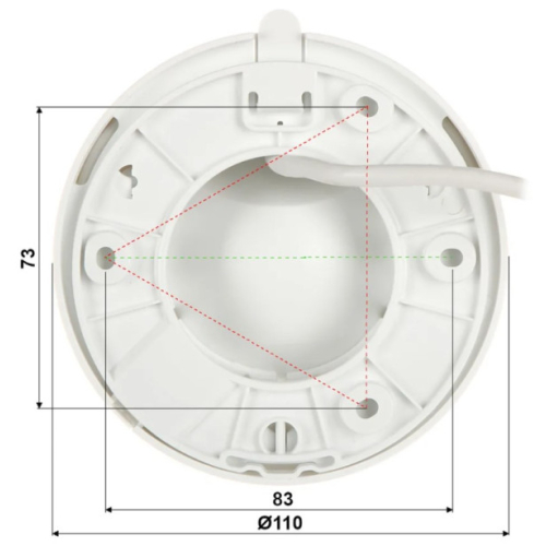 IMOU KAMERA IPC-T22EP-C IP WIFI 2MP EYEBALL KAMERA IMOU IC 30M, 2.8MM, MIKROFON, PLASTIKA
