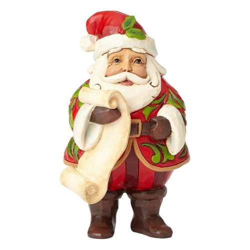 MINI SANTA WITH LIST