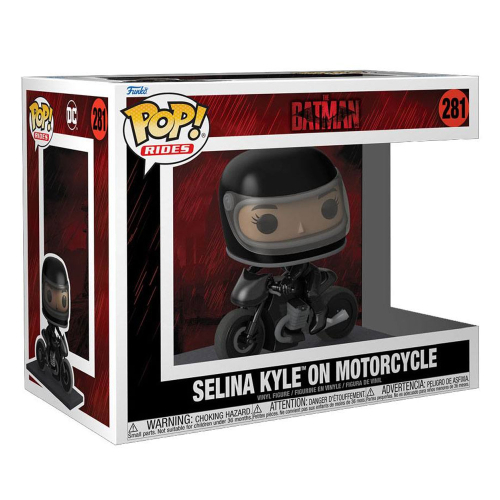 BATMAN POP! RIDES DLX - SELINA ON MOTORCYCLE