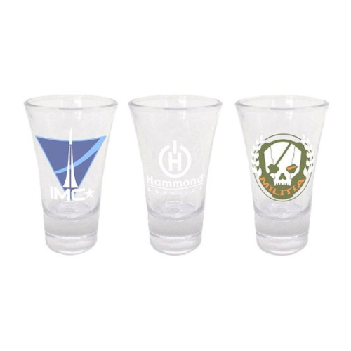 CASE TITANFALL SHOTGLASSES SET OF 3