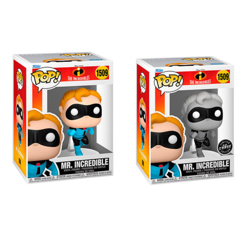 FUNKO POP! DISNEY: THE INCREDIBLES 20TH ANNIVERSARY - MR. INCREDIBLE W/CHASE