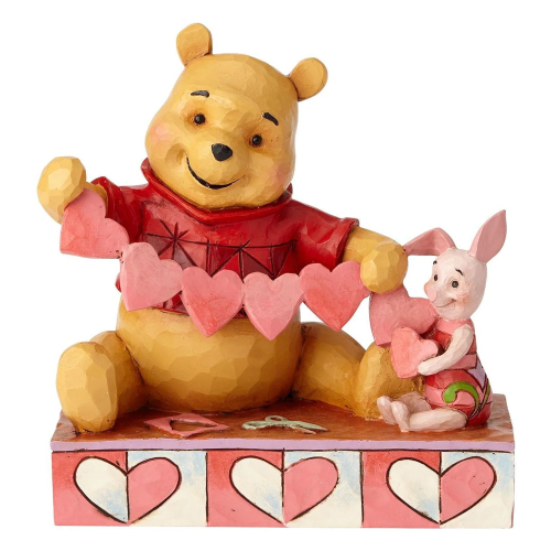 HANDMADE VALENTINES (POOH AND PIGLET FIGURINE)