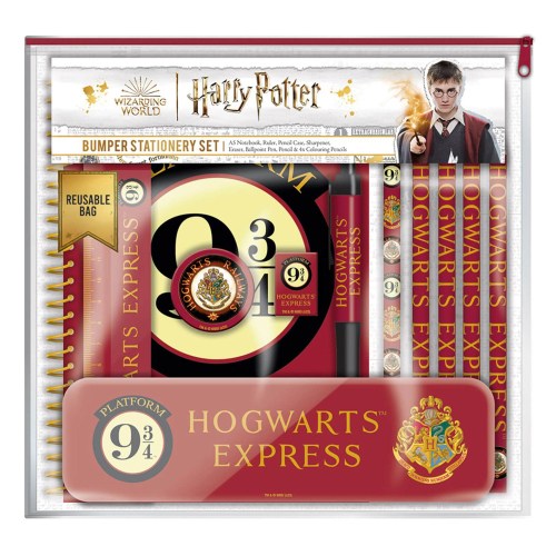 HARRY POTTER - PLATFORM 9 3/4 BUMPER STATIONERY SET