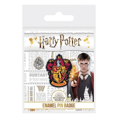 HARRY POTTER (GRYFFINDOR) ENAMEL PIN BADGE