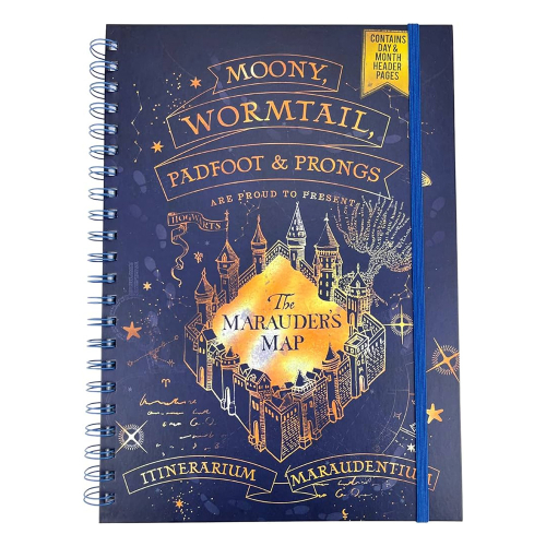 HARRY POTTER (MARAUDERS MAP) A4 WIRO NOTEBOOK