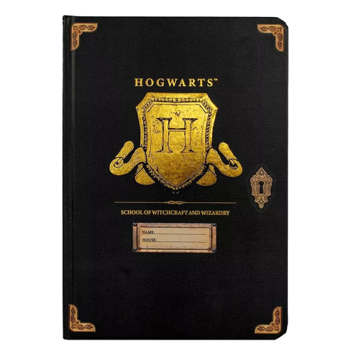 HARRY POTTER A5 CASEBOUND NOTEBOOK - HOGWARTS SHIELD