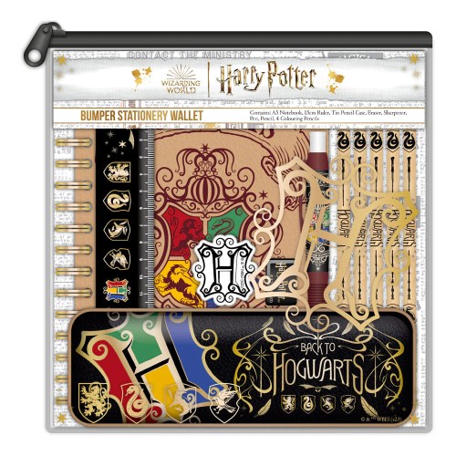 HARRY POTTER BUMPER STATIONERY SET - COLORFUL CREST