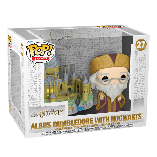 HARRY POTTER POP! VINYL TOWN - DUMBLEDORE W/HOGWARTS