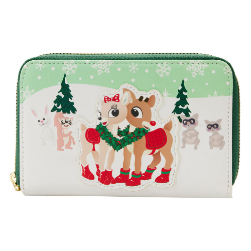 RUDOLPH MERRY COUPLE ZIP AROUND WALLET