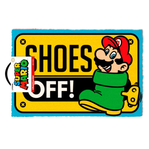 SUPER MARIO - SHOES OFF DOORMAT