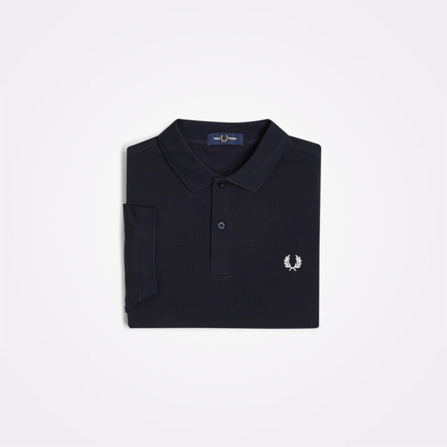 Fred Perry Polo Shirt M6000 Navy/Snow White