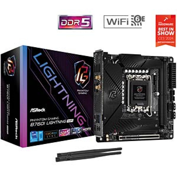 Matična ploča s1700 ASRock B760I Lightning WiFi D5ID EK000821783