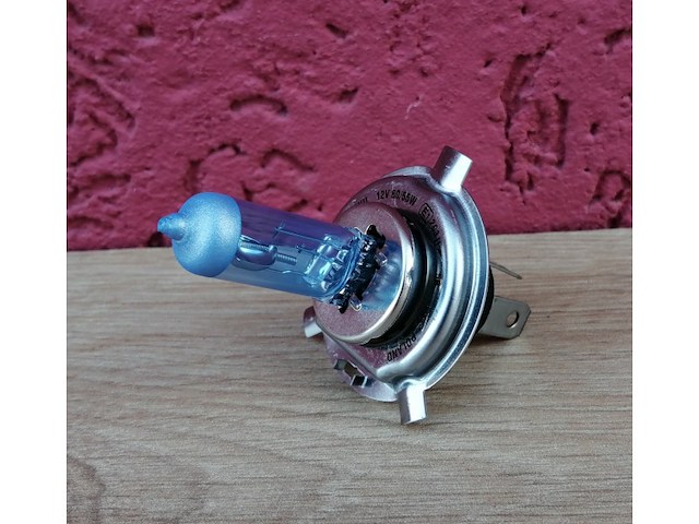 Plava H4 sijalica PHILIPS 12342 BVU 12V 60/55W