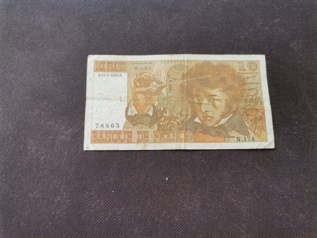 FRANCE 10 FRANCS 1975