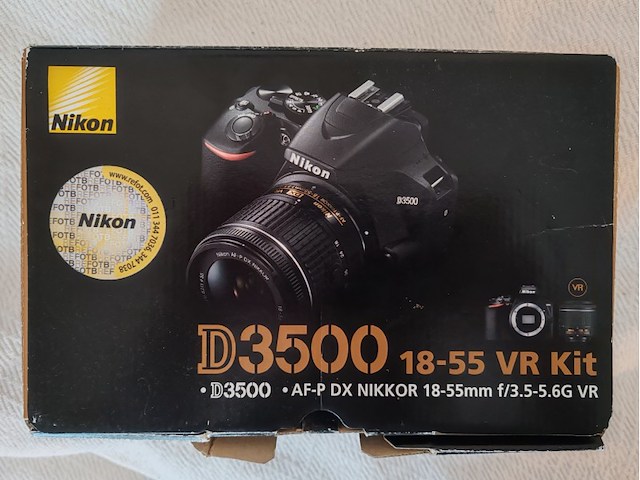 NOVO! NIKON D3500