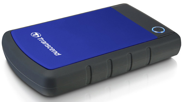 EXT 2TB Transcend TS2TSJ25H3B, USB3.0, 2.5in, Anti-shock system, Backup software, 216 gr, Black/Blue